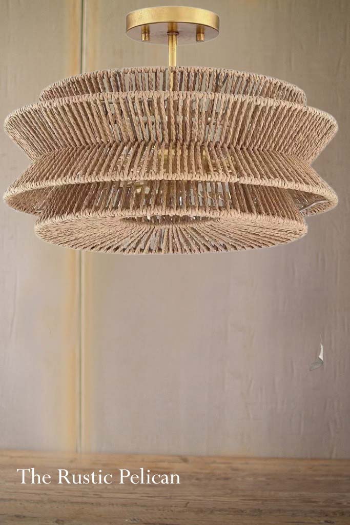 Modern Chandelier-Coastal-Boho-Farmhouse-Rustic-FREE SHIPPING - The Rustic Pelican