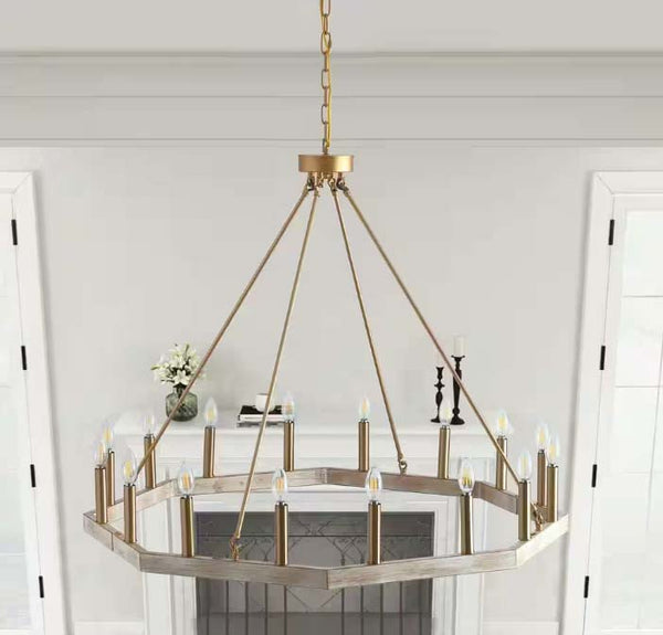 Modern Farmhouse, Pendant Light, Chandelier with 16 lights-Home Decor ...