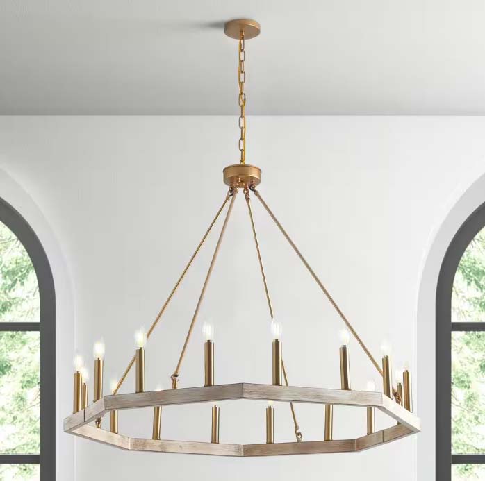 Modern Farmhouse, Pendant Light, Chandelier with 16 lights-Home Decor ...