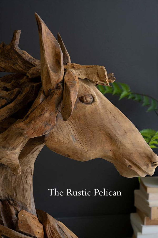 HomeDecor-Farmhouse-Rustic-Modern-Wood Sculpture-Table Decor-Free Shipping - The Rustic Pelican