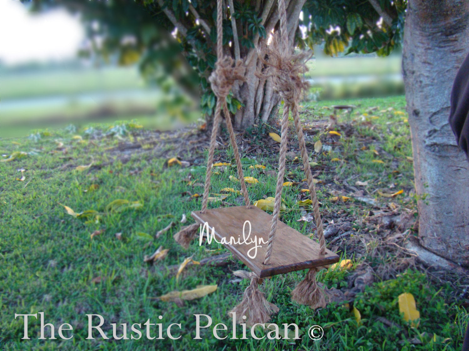 Swing-Hammocks-Rustic reclaimed wood-farmhouse-tree swing-Free Shipping ...